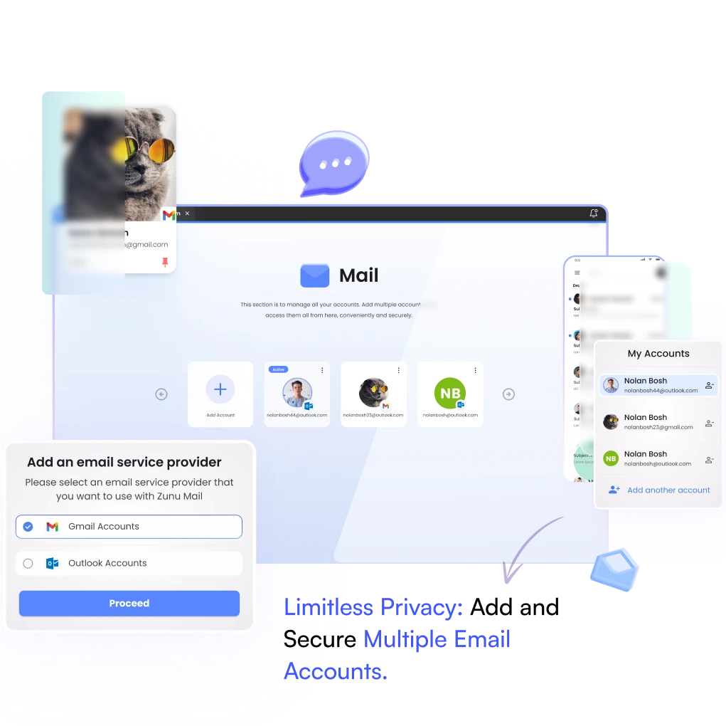 Zunu - Secure Encryption for Emails, Files, Messages, Photos & Videos