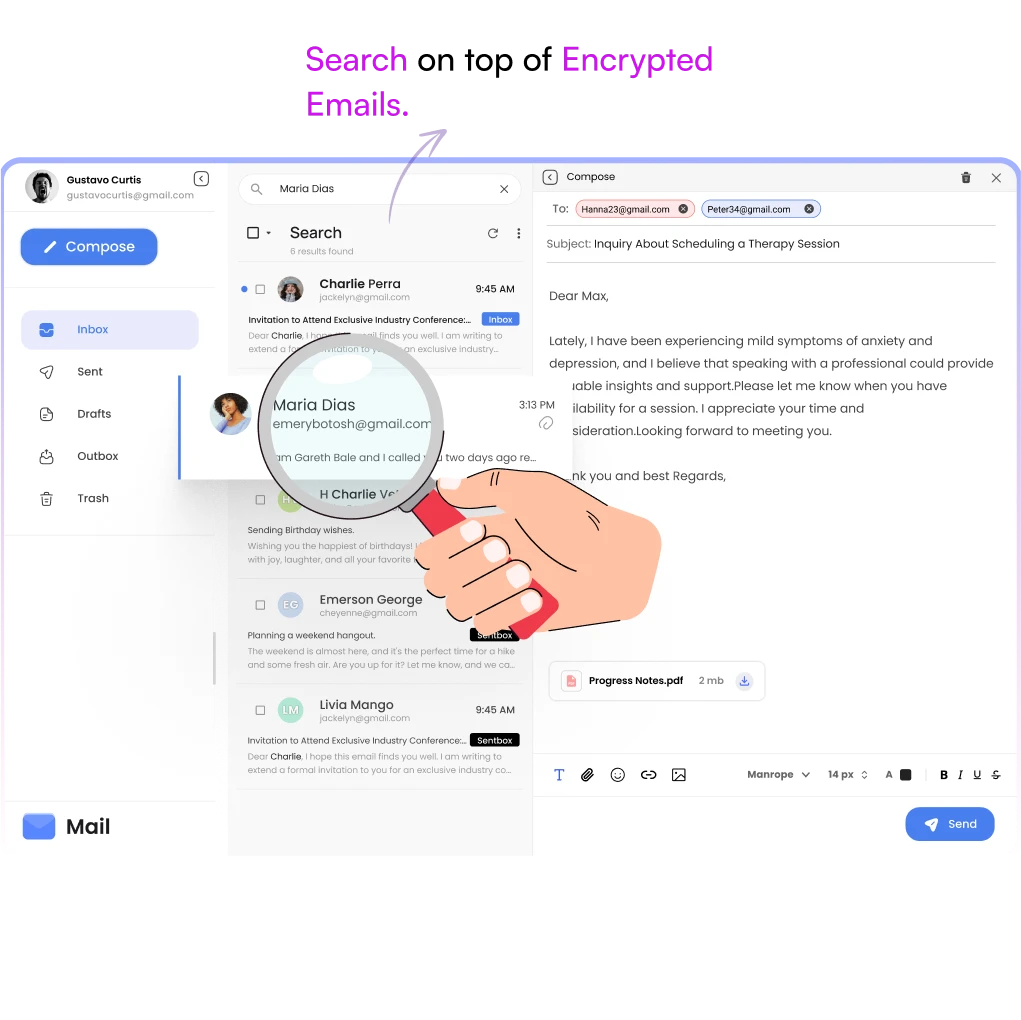 Zunu - Secure Encryption for Emails, Files, Messages, Photos & Videos