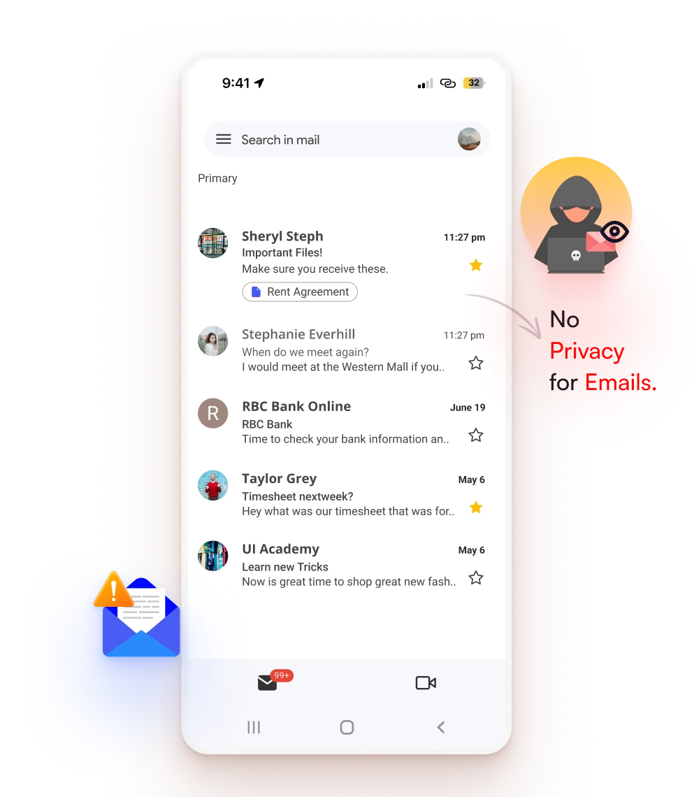 Zunu - Secure Encryption for Emails, Files, Messages, Photos & Videos