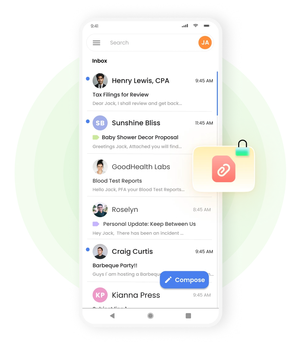 Zunu - Secure Encryption for Emails, Files, Messages, Photos & Videos